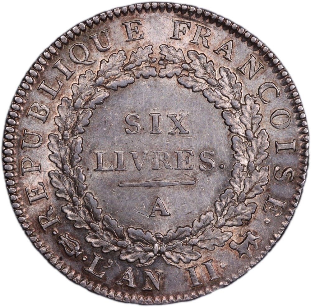 Convention - Écu 6 Livres Françoise - 1793 A Paris - 1er semestre ...