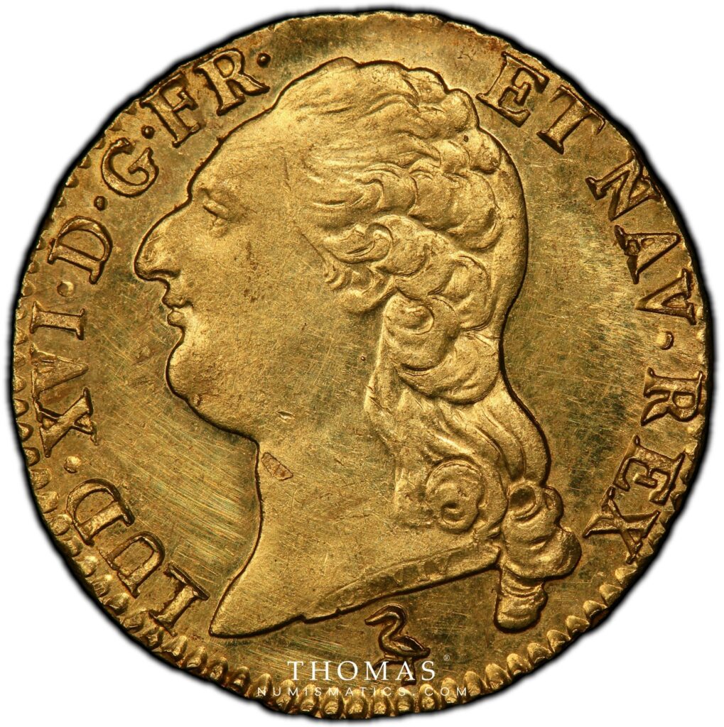 Louis XVI - Gold - Louis d'or à la tête nue - 1787 A Paris -2 - Thomas ...