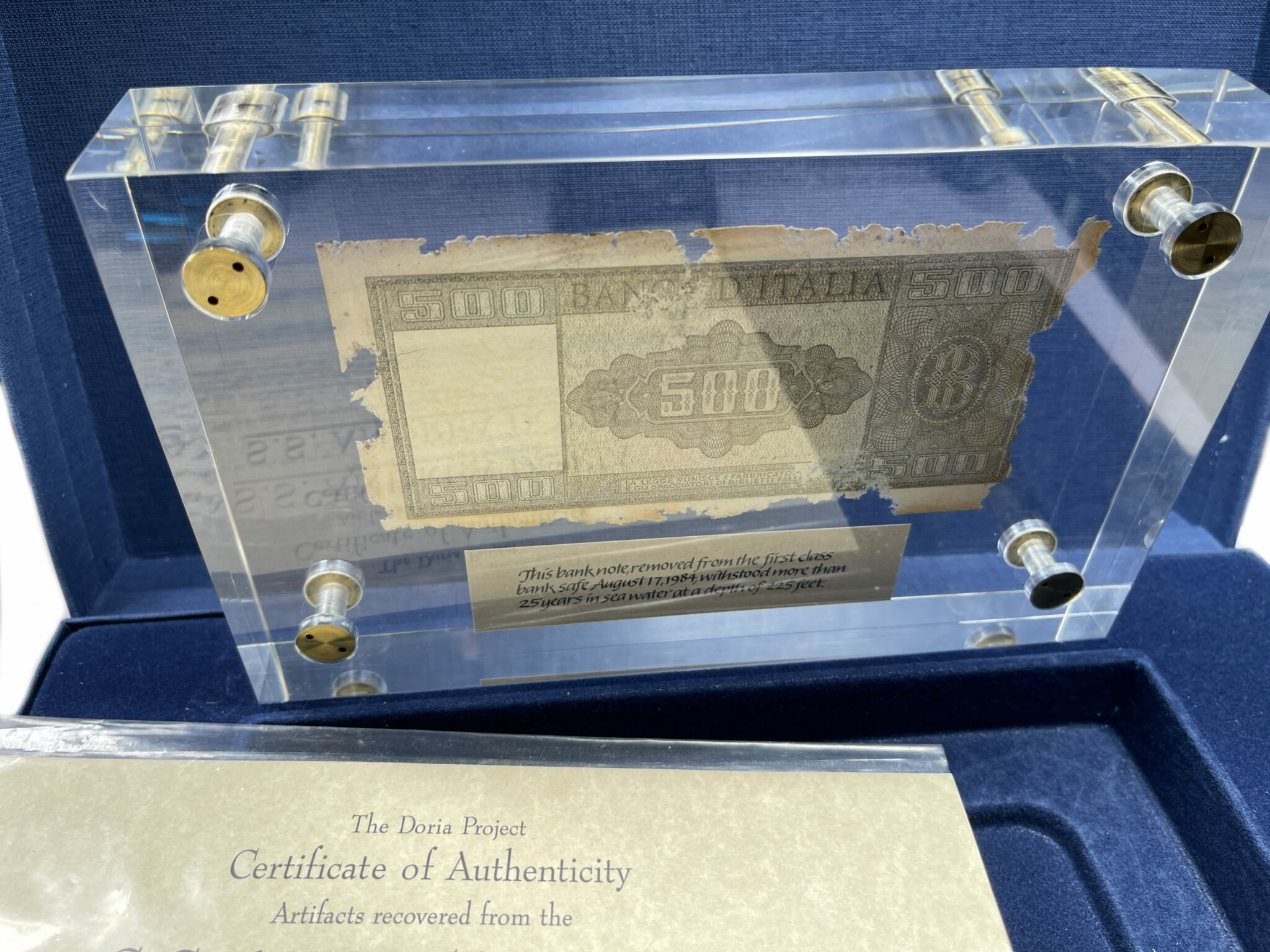 The sinking of the Andrea Doria