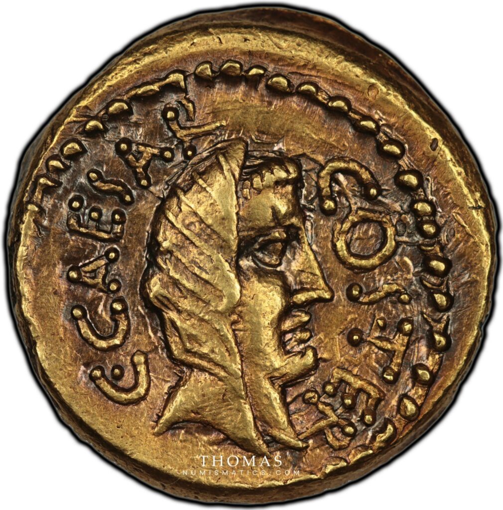 Gold - Aureus Julius Caesar - probably Boscoreale Hoard - Thomas ...