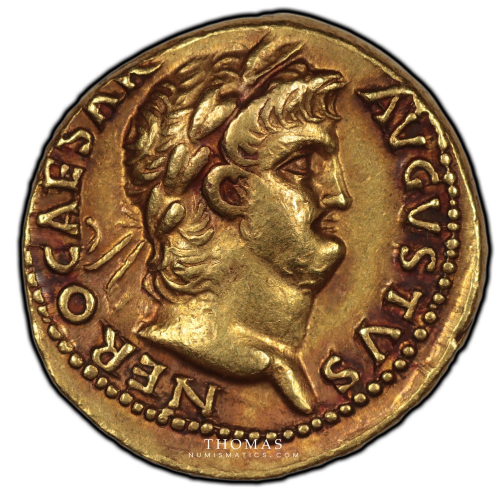 Nero Aureus or - boscoreale trésor - Thomas Numismatics