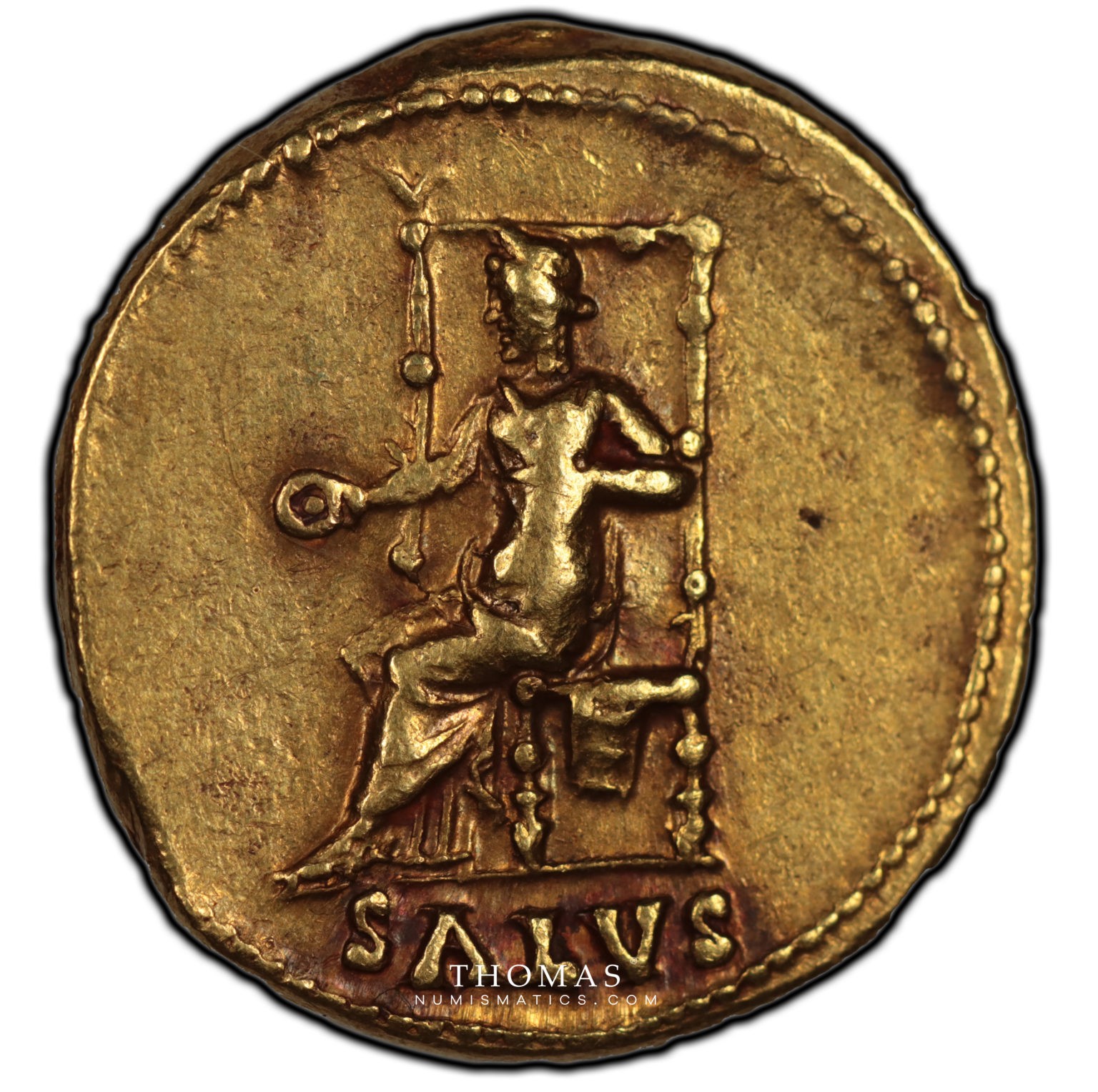 Nero Aureus or - boscoreale trésor - Thomas Numismatics