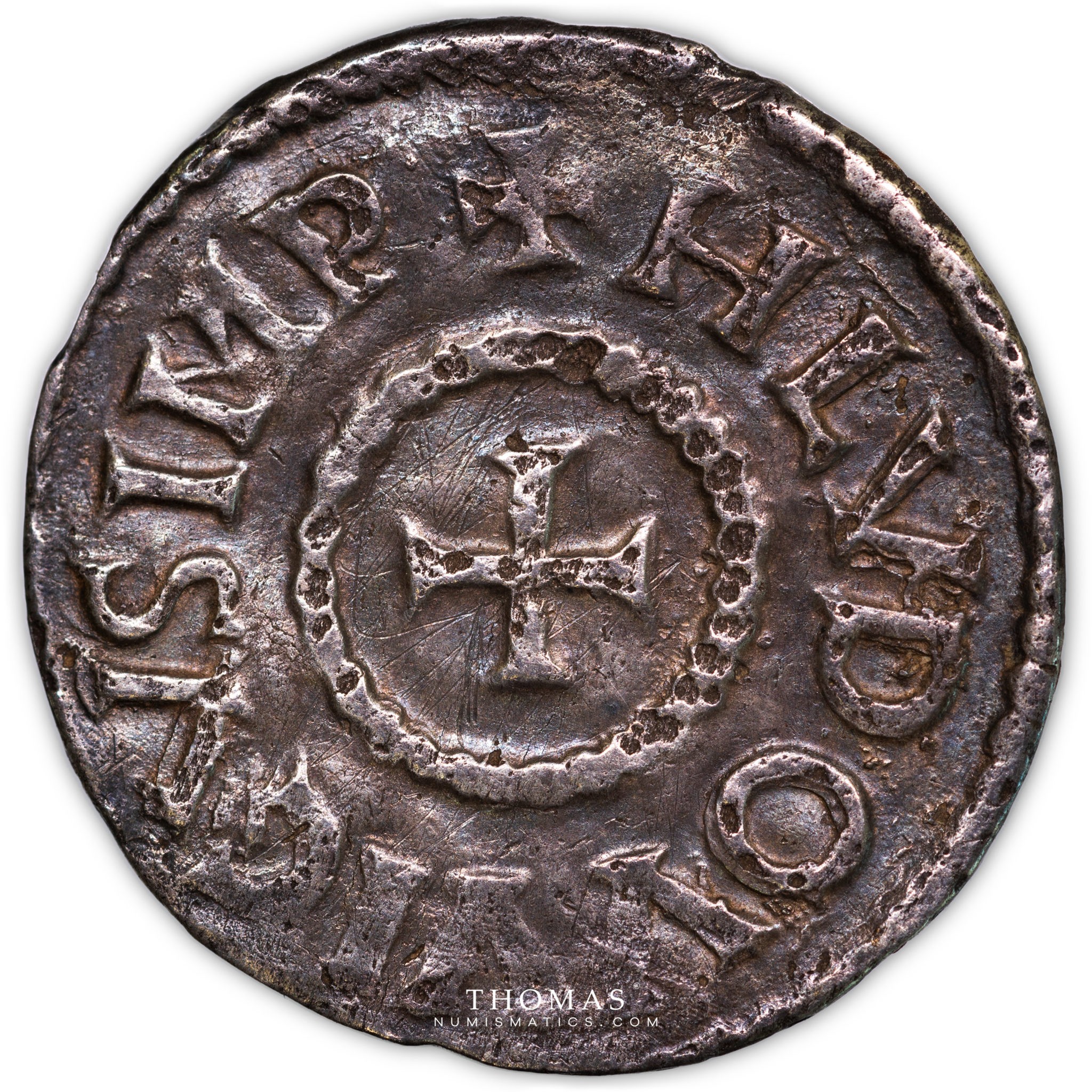 Denier Louis le Pieux - collection gariel - Thomas Numismatics