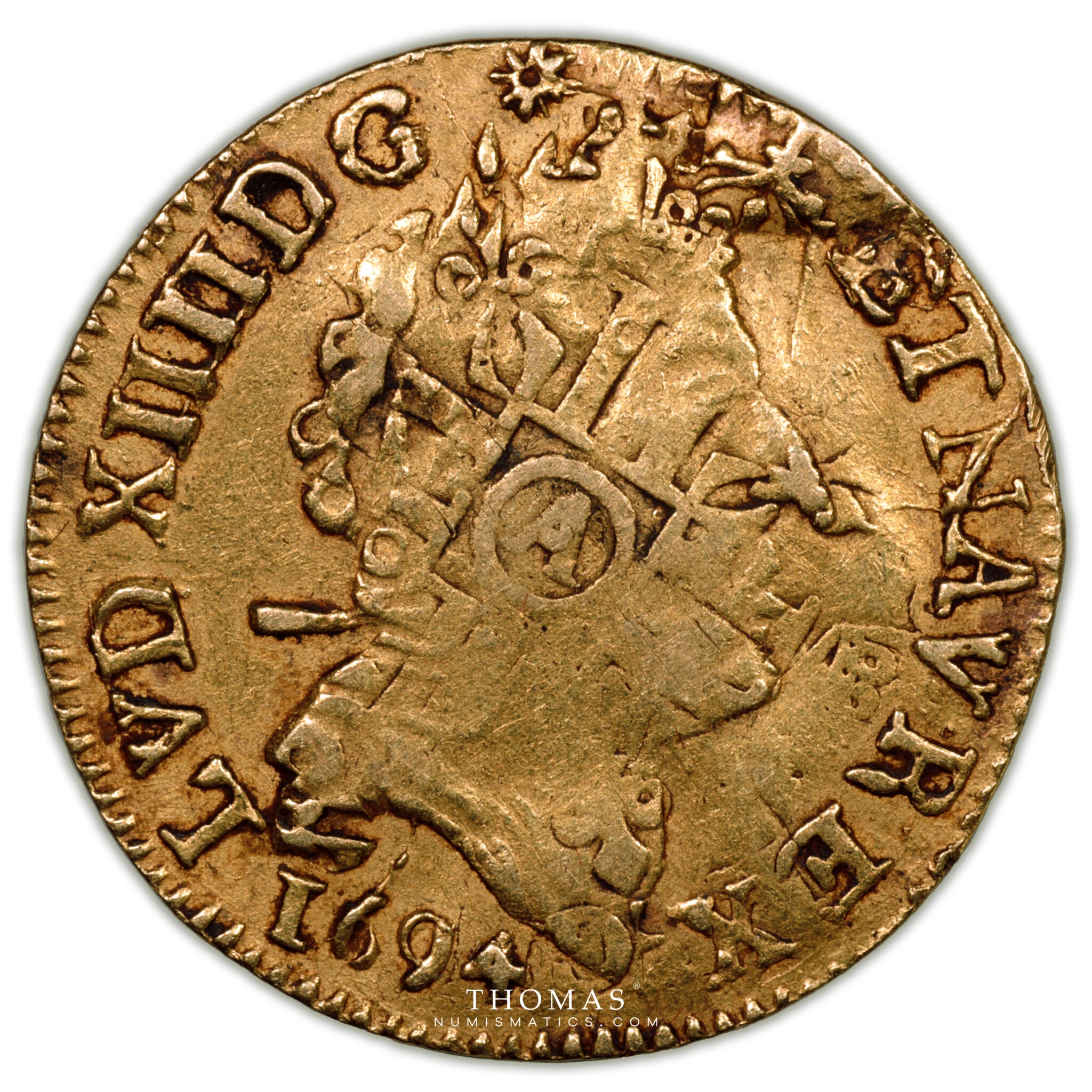 Louis XIV - Ecu aux insignes - K Bordeaux - Thomas Numismatics