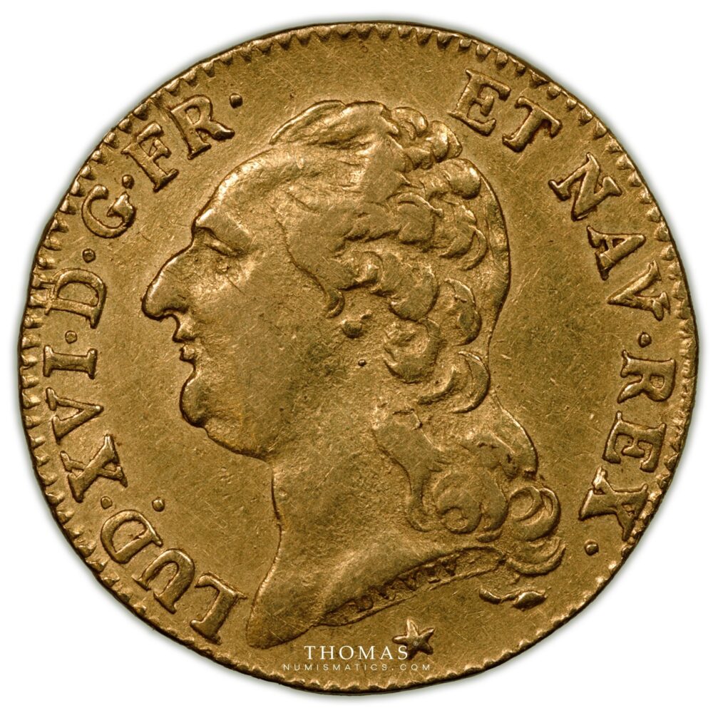 Gold - Louis XVI – Louis d’or à la tête nue – 1786 W Lille - Thomas ...