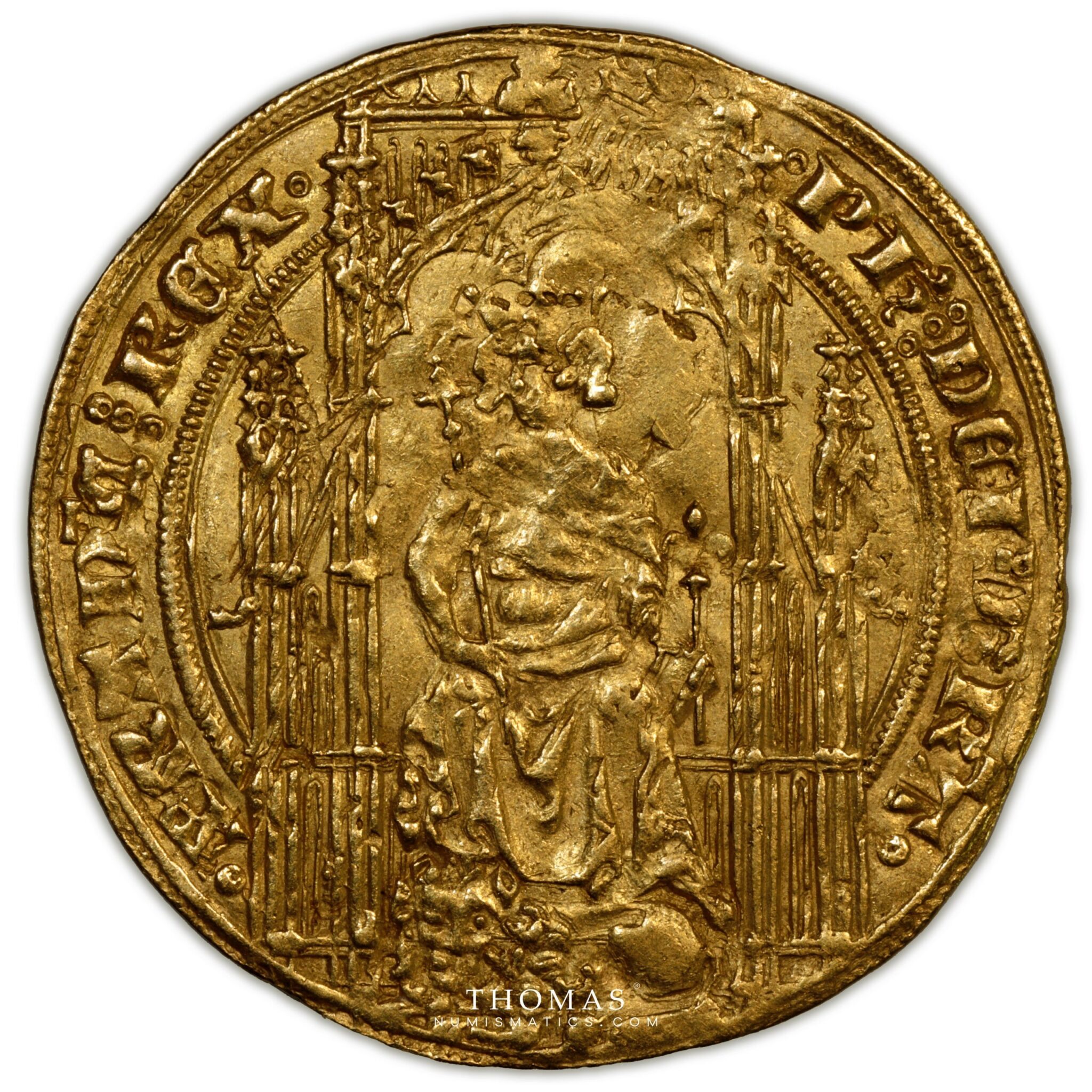 Philippe VI de Valois - Lion d'or - Thomas Numismatics