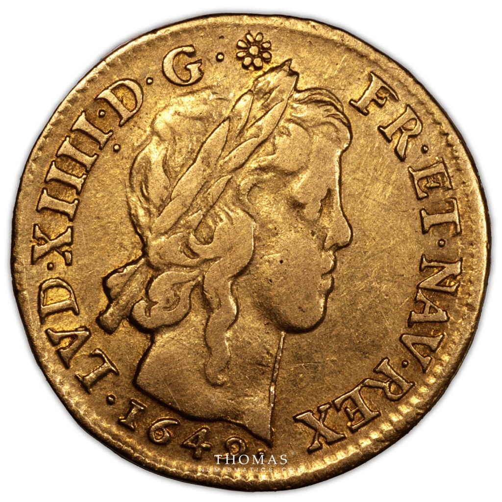 Louis XIV - Louis d'or mèche longue - 1649 A - Paris - Thomas Numismatics