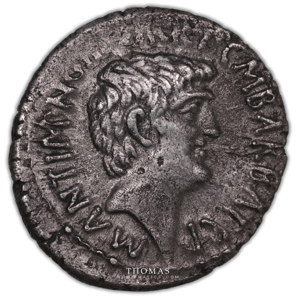 Mark Antony and Octavian - Denarius - Ephesus - Thomas Numismatics