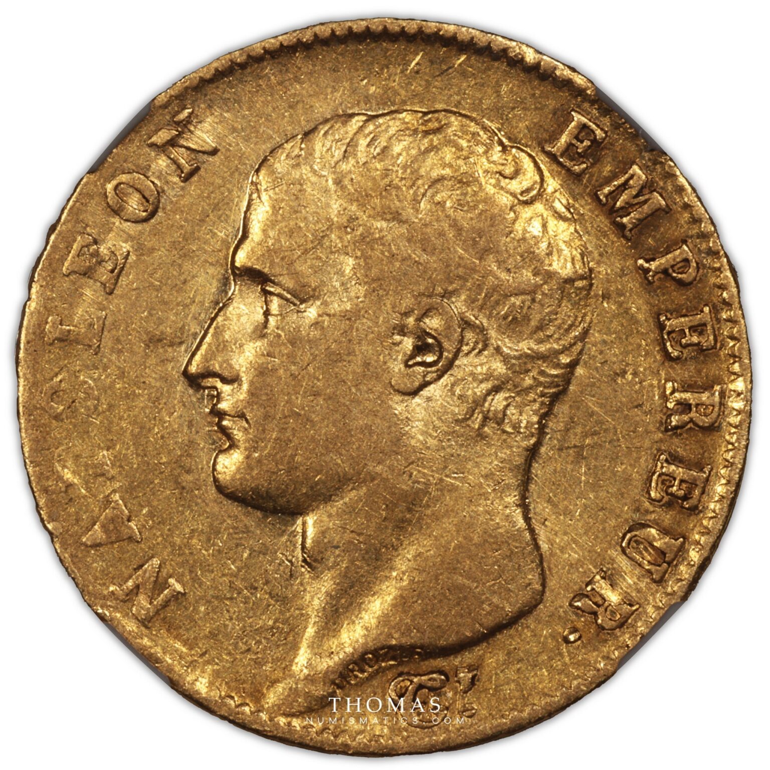Coin - France Napoleon I - Gold 20 Francs AN 13 Q Perpignan - NGC XF 40 ...