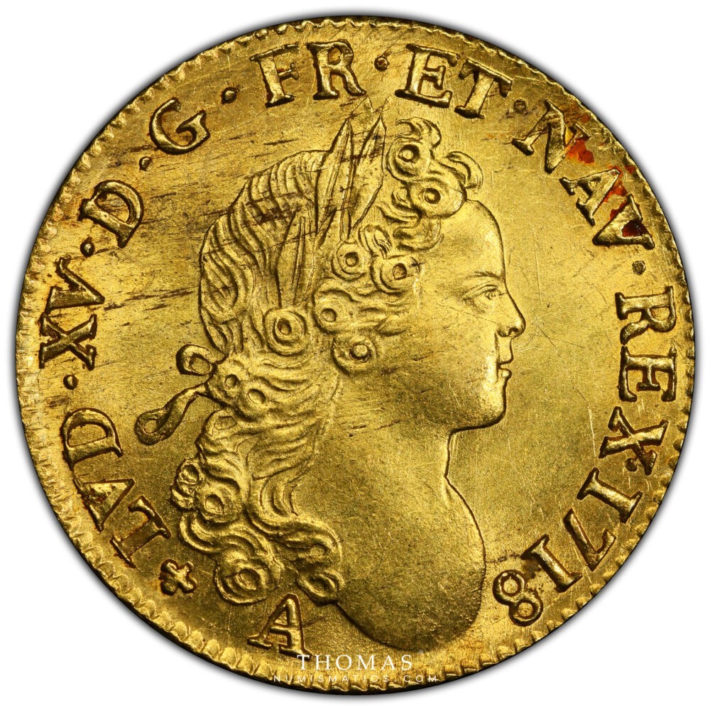 Louis XV - 1/2 Louis d'or de Noailles - 1717 A Paris - Thomas Numismatics