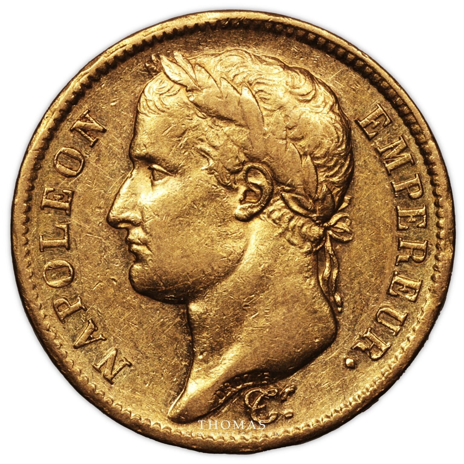 Coin - France Napoléon I - Gold 40 francs or 1810 K Bordeaux - 886 ...