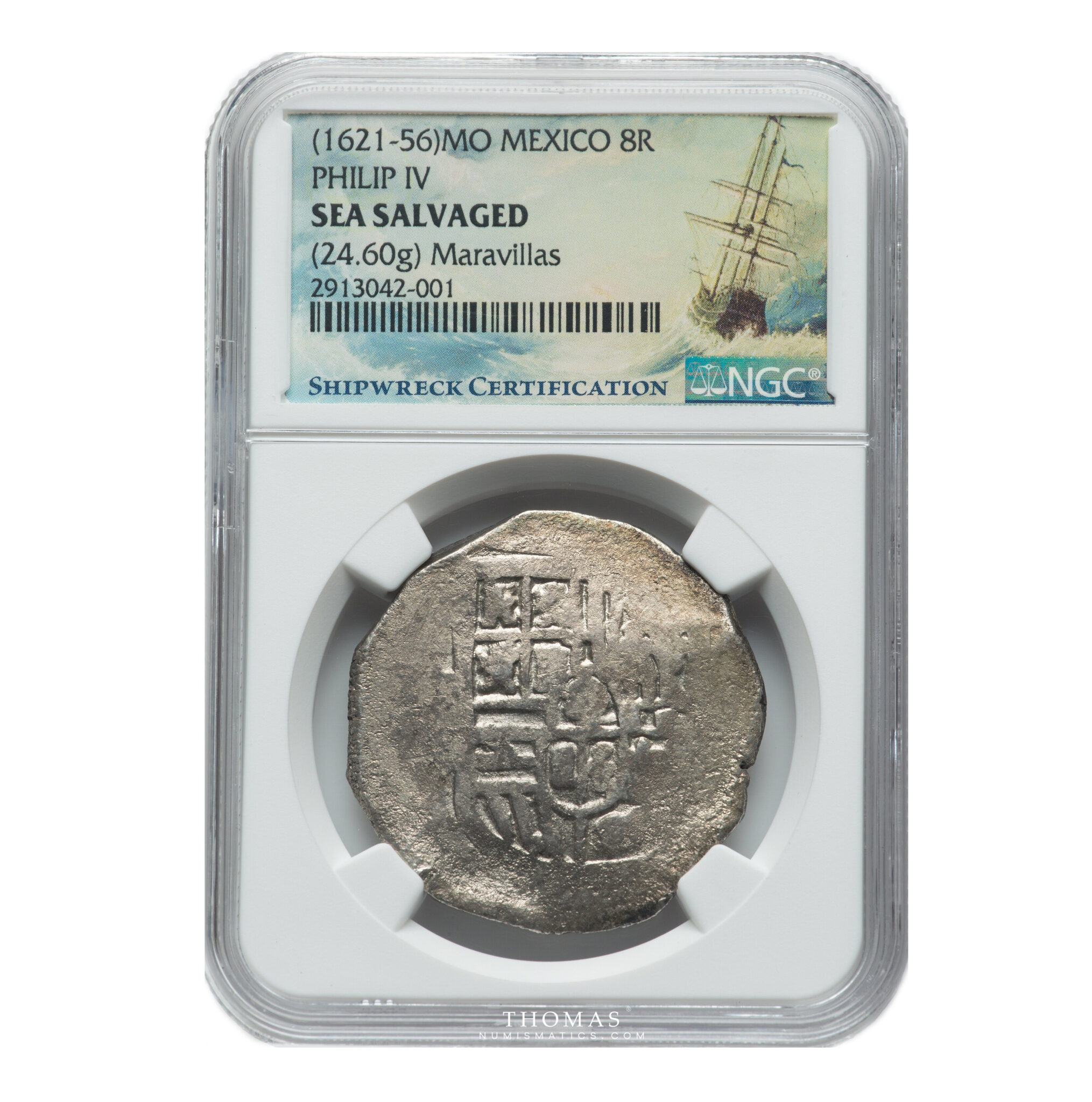 Coin - Mexico - 8 reales Mexico - shipwreck Treasure - Maravillas ...