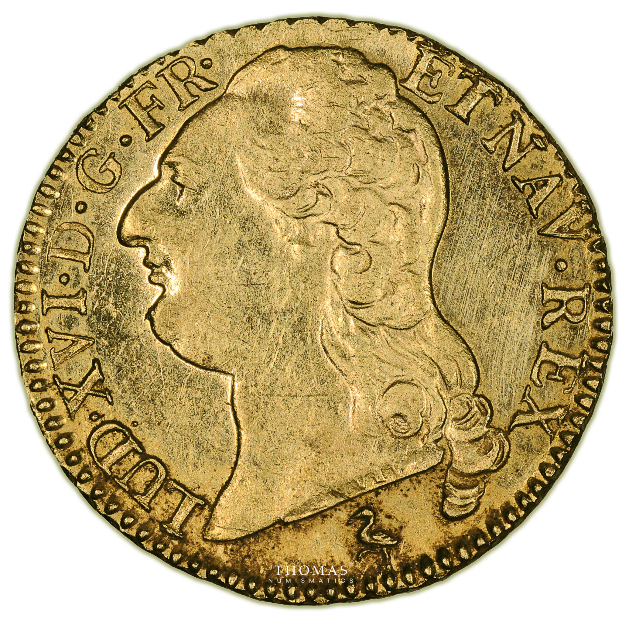 Coin - France Louis XVI - Gold Louis d'or à la tête nue - 1788 A Paris ...