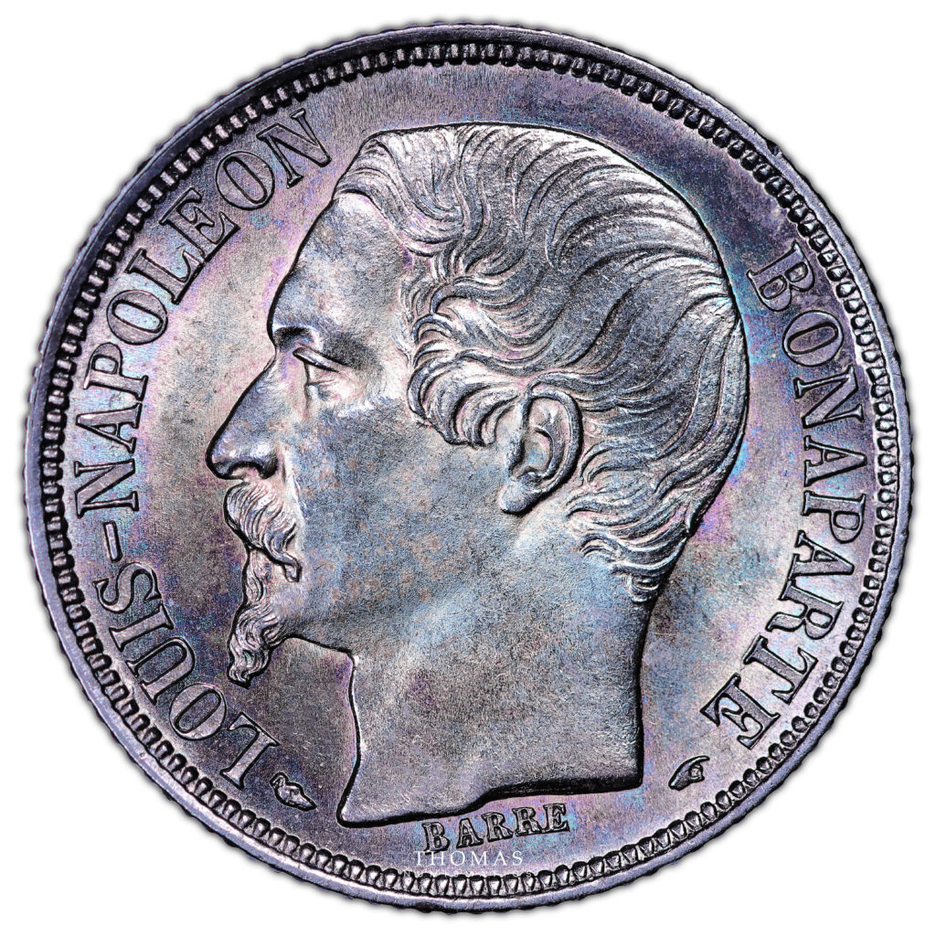 1 franc 1852 Napoléon Bonaparte Paris Monnaie France