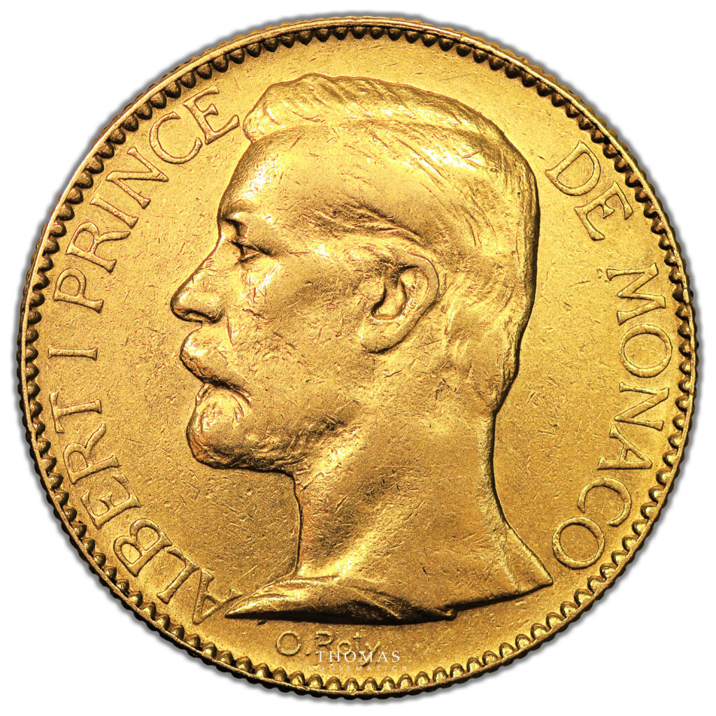 Coin Monaco - Gold - 100 Francs Or - Albert I - 1901 A Paris - 15 000 ...
