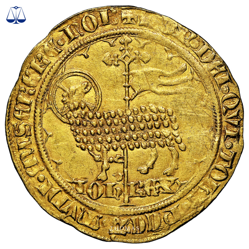 Monnaie France - Jean II le Bon - Mouton d'or - NGC MS 62 - Trésor de ...