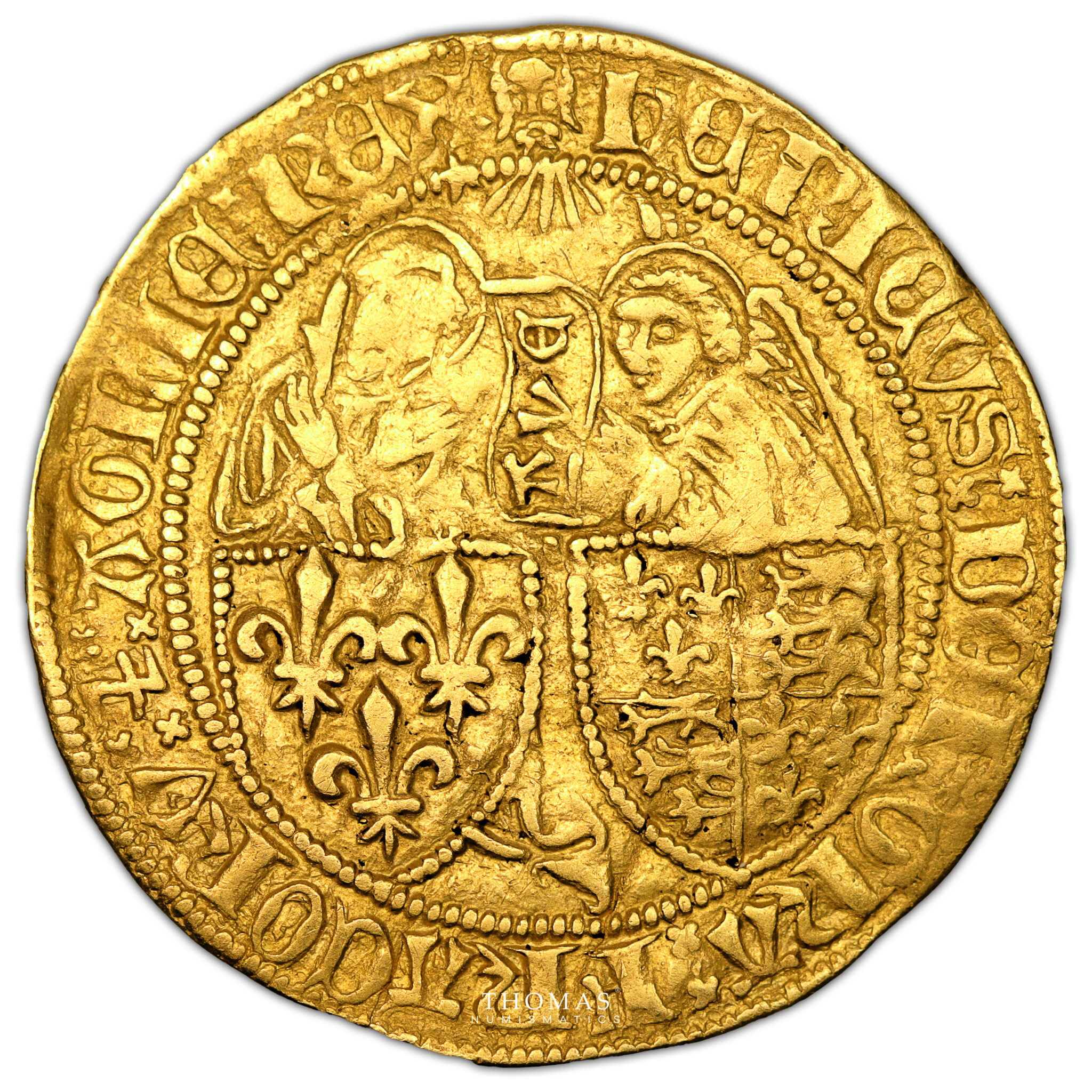 Coin France - Henry VI - Gold Salut d'or - Dijon - Thomas Numismatics