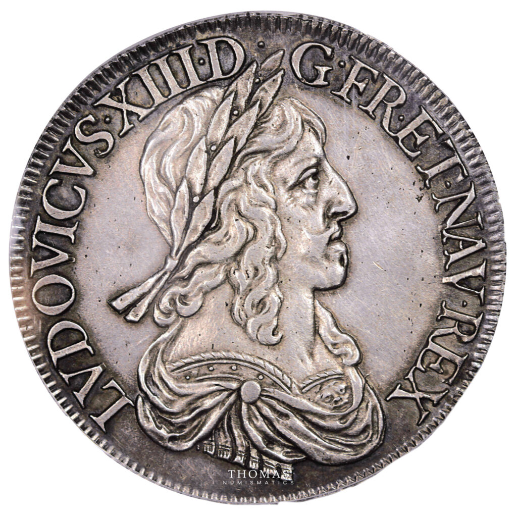 Coin France - Louis XIII - Écu 60 Sols - 1643 A Paris - Thomas Numismatics