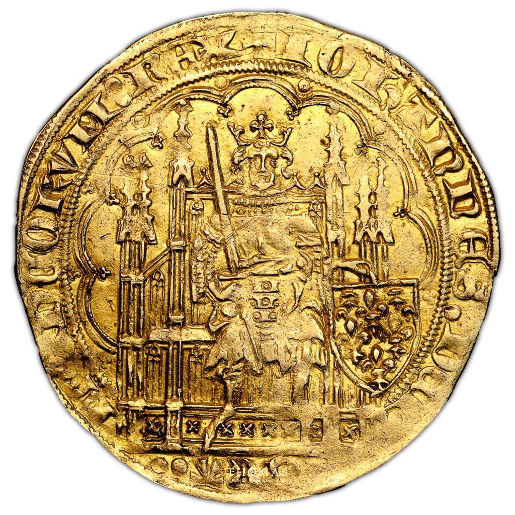 Coin France - Jean II le bon - Gold - Écu d’or à la chaise - Thomas ...