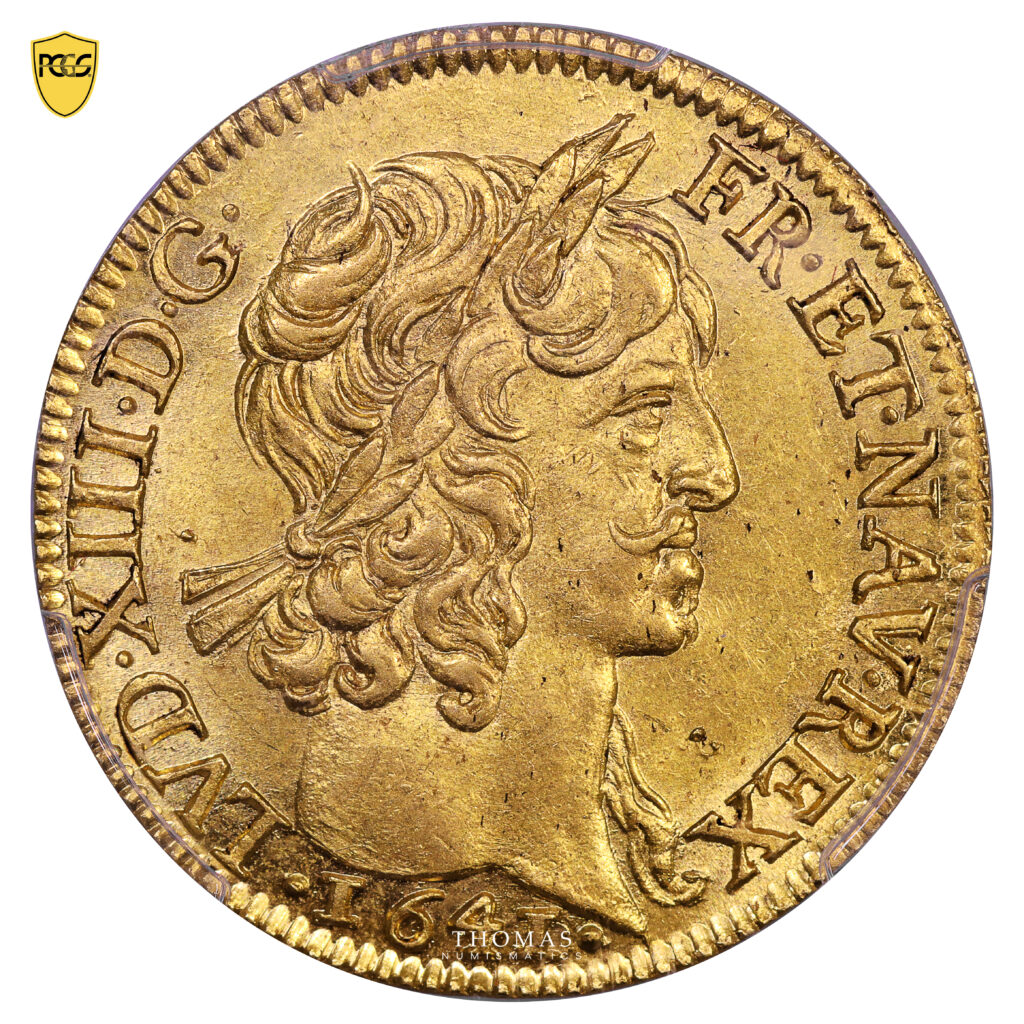 Coin France - Louis XIII - Louis d'or à la mèche courte - 1641 A Paris ...