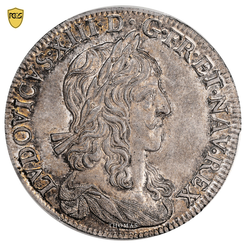 Coin France - Louis XIII - Demi Écu - 1er poinçon de Warin - 1642 A ...