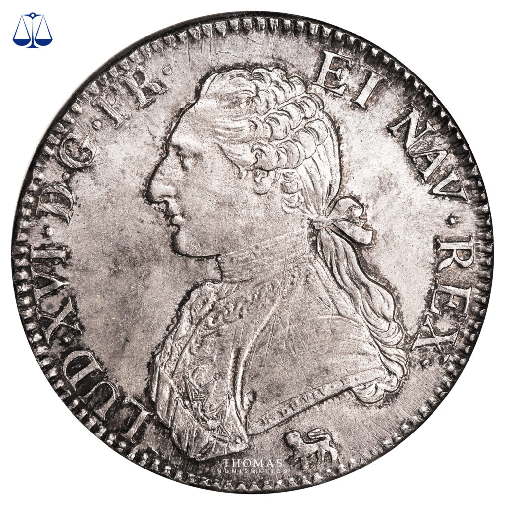 Coin France - Louis XVI - Écu aux Branches d'Olivier - 1792 A Paris ...